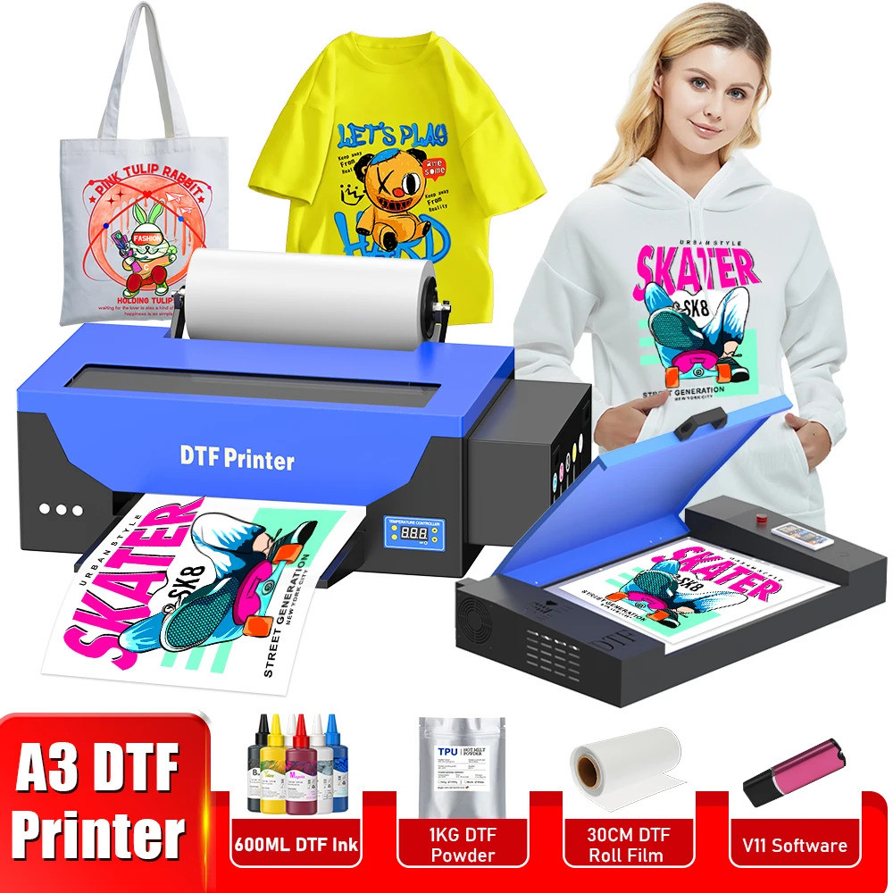 In Stock A3 Dtf Printing Machine For Epson R1390 Dtf Printer With Dtf ...