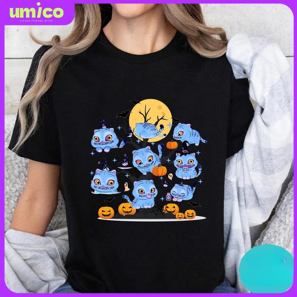 UMICO Halloween Kpop Demon Hunters T-Shirt Baju Kpop Huntrix Derpy ...