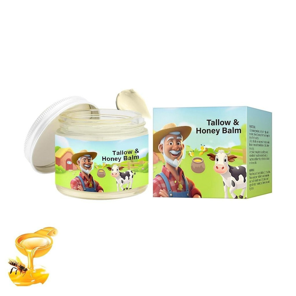 Tallow & Honey Balm, Tallow Face Moisturizer, Beef Tallow for Skin ...