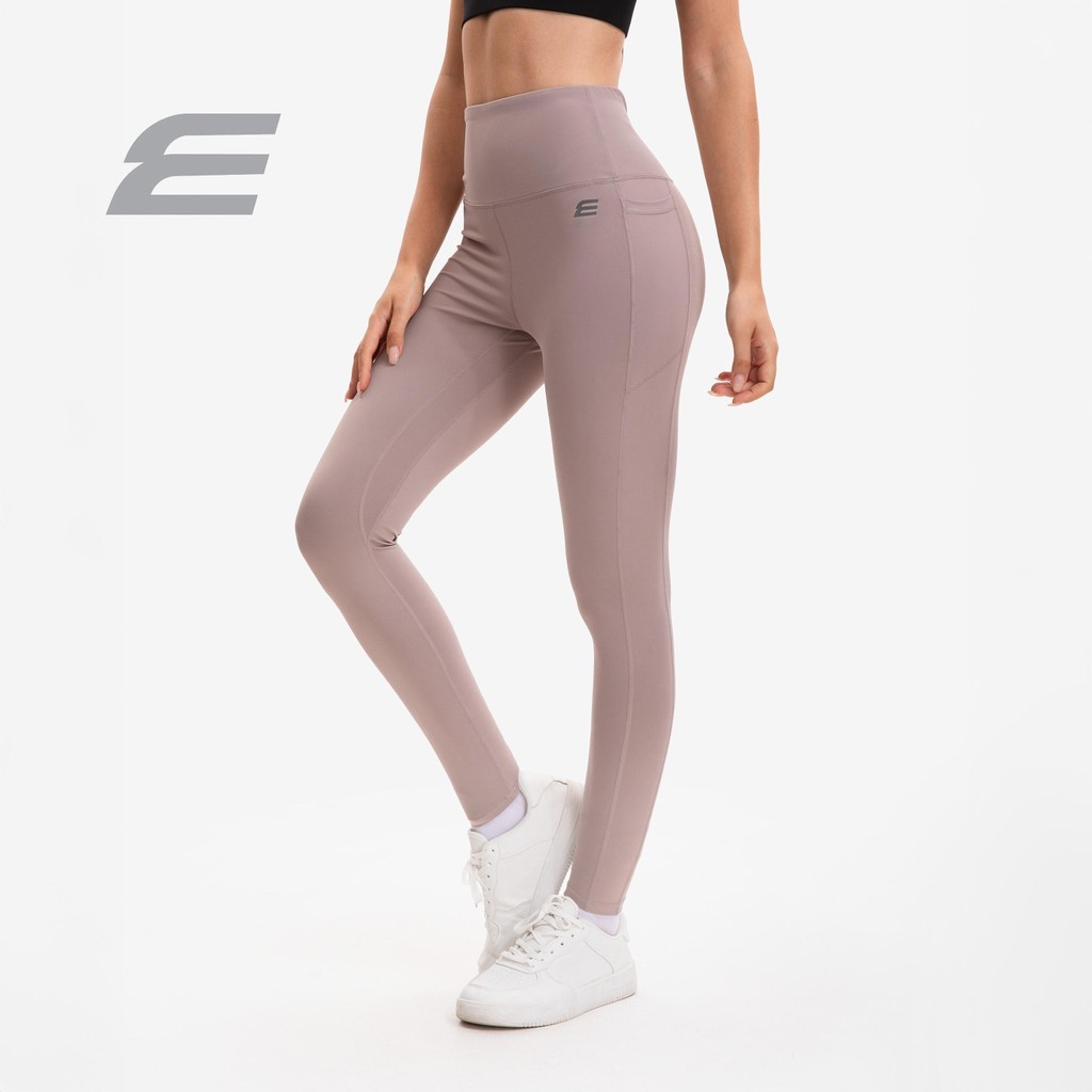 ELGINI E16390 Legging Yoga Wanita Pinggang Tinggi dengan Poket S-XXL ...