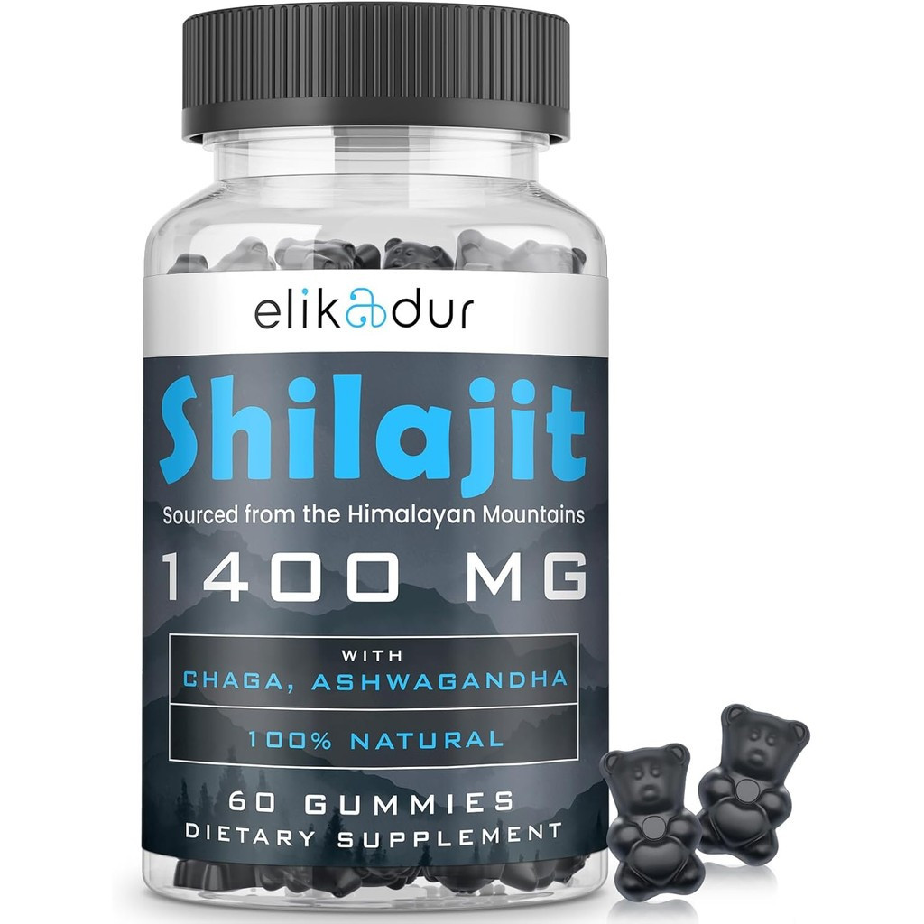 1400 MG Shilajit Gummies, Organic Shilajit Gummies with 85+ Trace ...