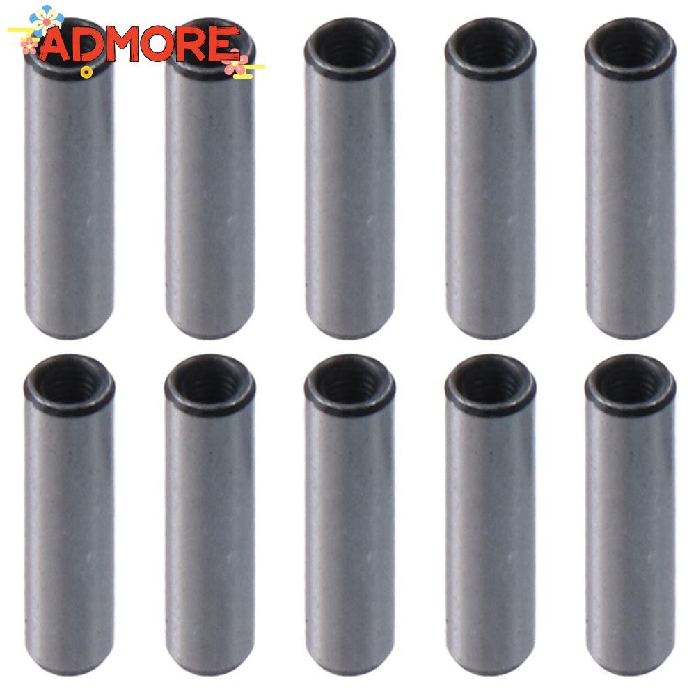 ADMORE 10Pcs Cylindrical Pin, M3 Internal Thread Carbon Steel Internal ...