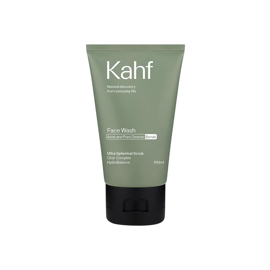 KAHF Acne and Pore Cleanse Scrub Face Wash 100 ml | Shopee Malaysia