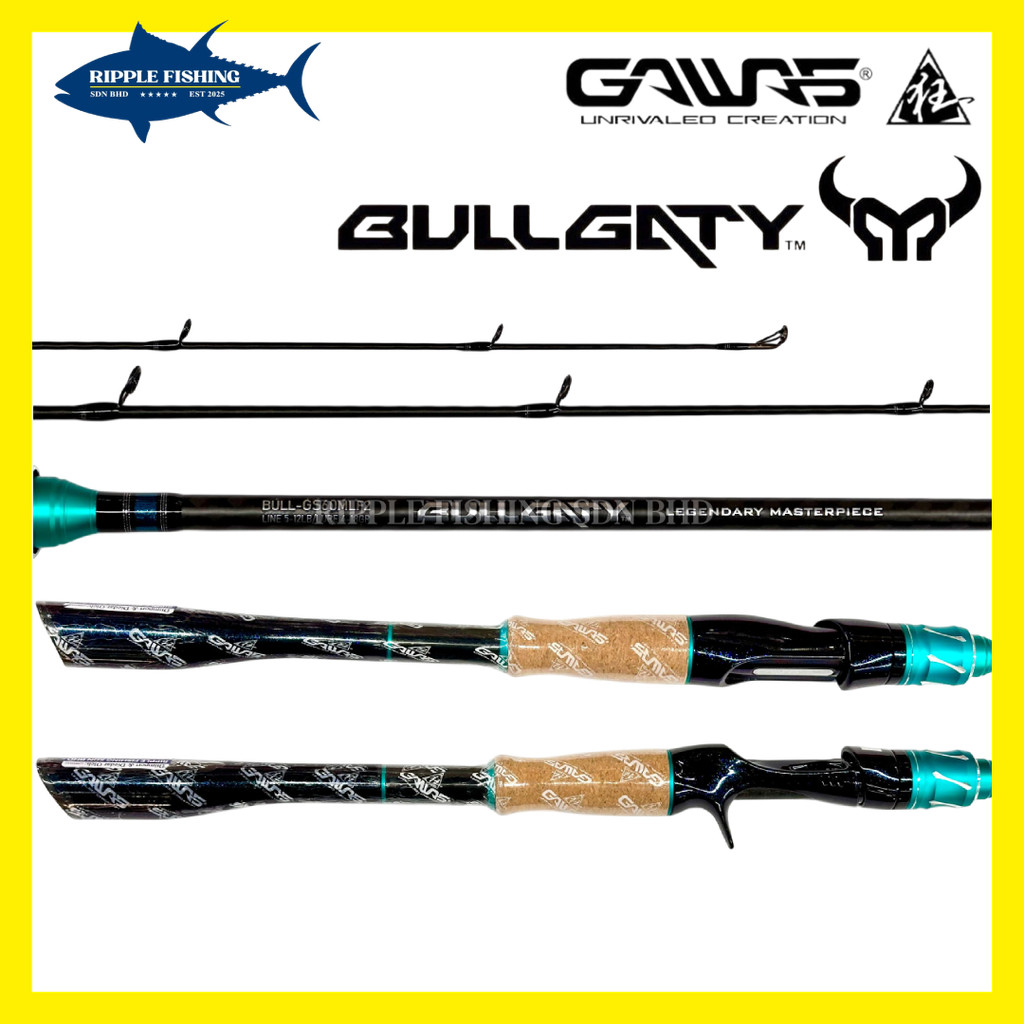 GAWAS BULLGATY SPINNING/BAITCASTING 2PIECE ROD | Shopee Malaysia