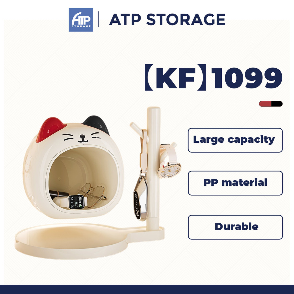 Cute Cat Modular Storage Box for Entryway with Racks for Keeping Keys ...
