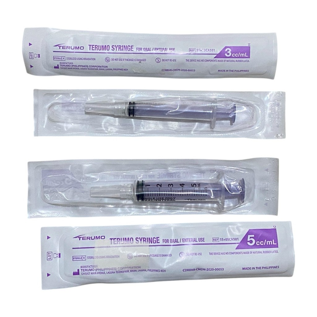 TERUMO SYRINGE FOR ORAL / EXTERNAL USE, 3ML/5ML (1PC) | Shopee Malaysia