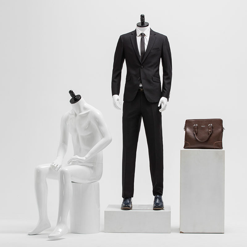Model Props Male Whole Body Headless Model Clothing Store Dummy Display ...
