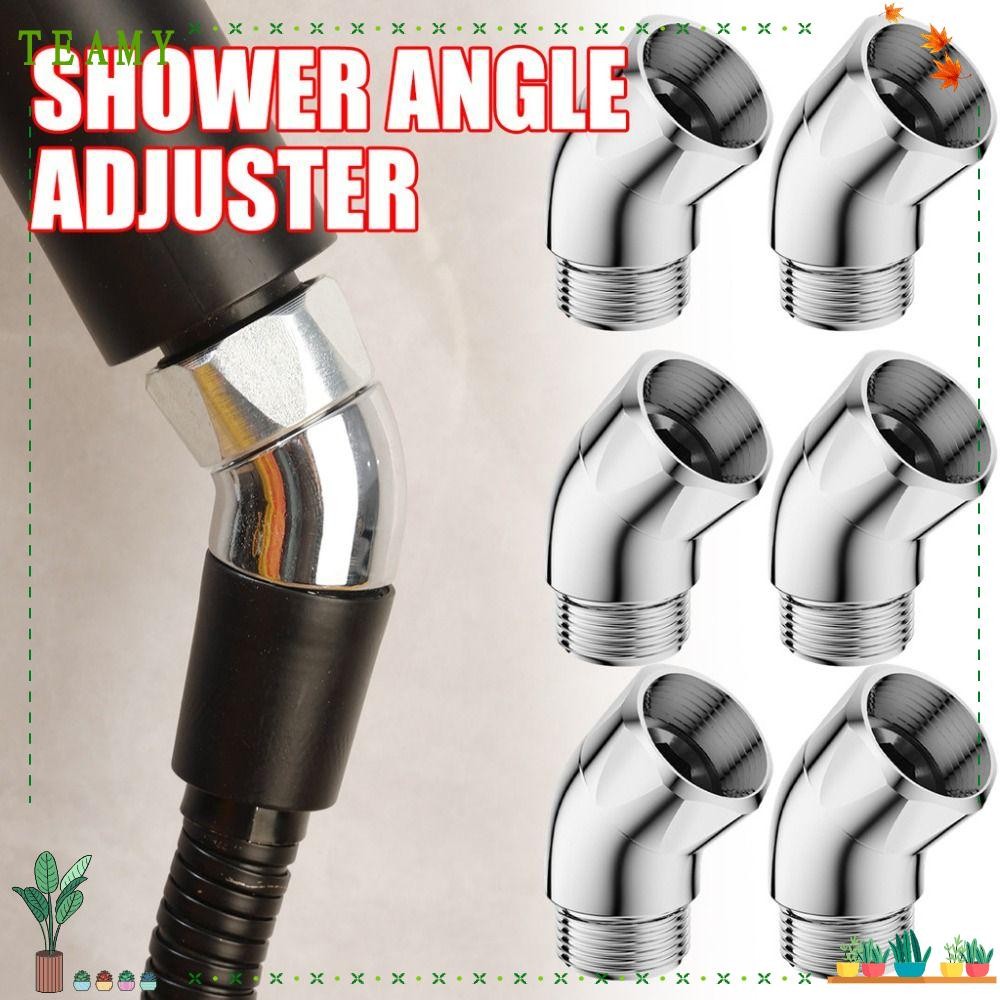 TEAMY Showerhead Angle Adjuster, Universal Port 1/2-inch Elbow Shower ...