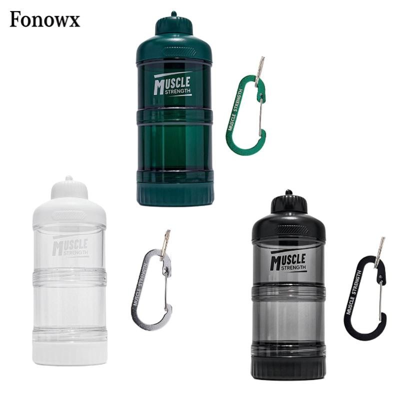 [AbabixaMY] Protein Powder Travel Container Supplement Organizer ...