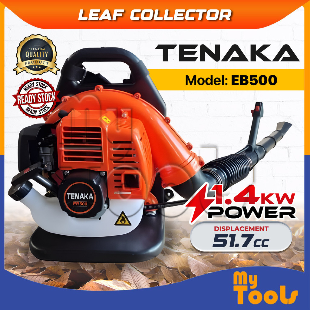 Mytools TENAKA Backpack Leaf Collector EB500 Knapsack Leaf Blower 51 ...