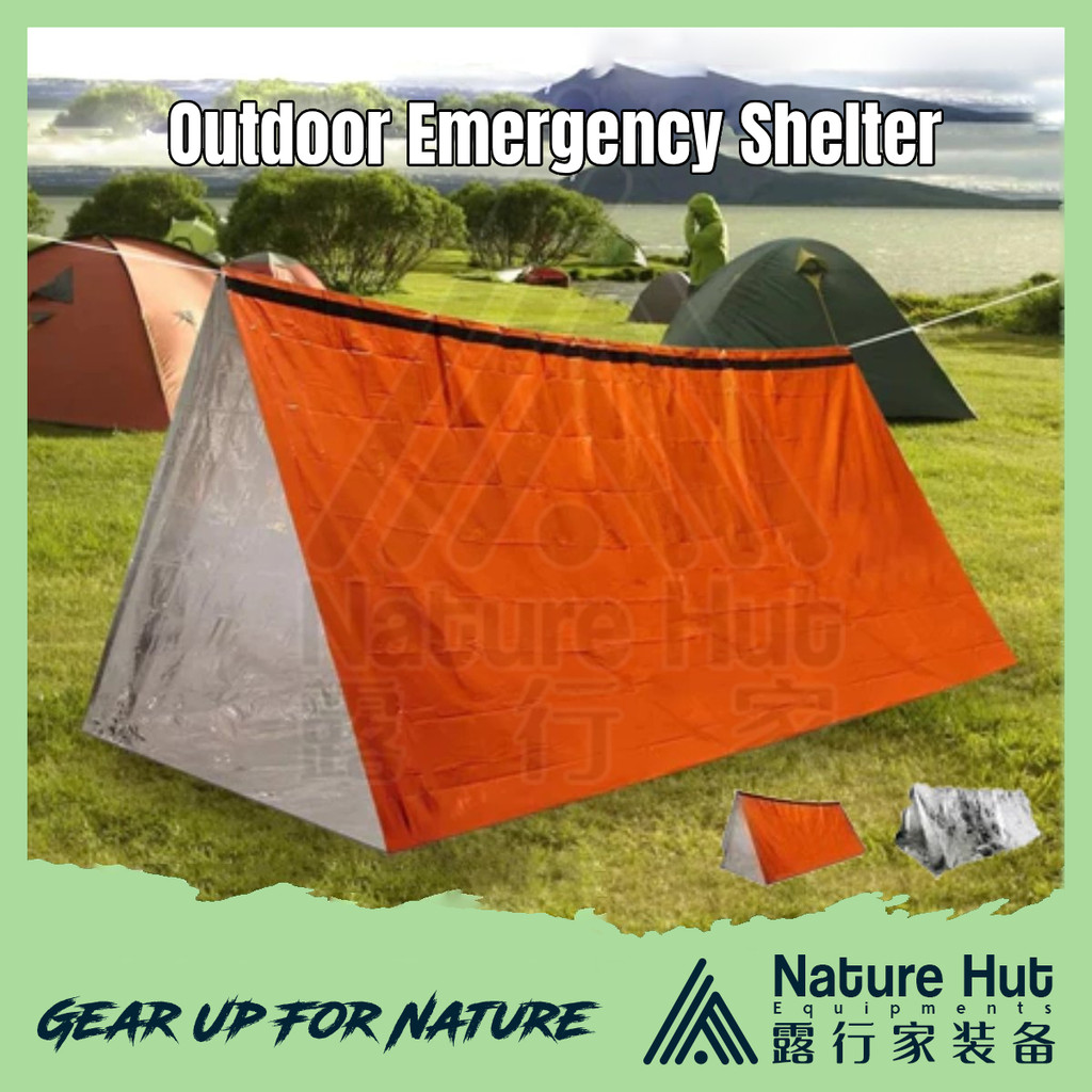 Emergency Shelter Rescue Tent Thermal Reflective Outdoor Survival Kit ...