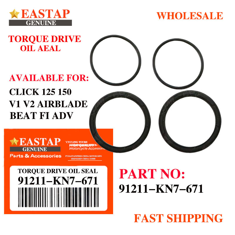 (91211- K44 / KN7 / KVB )TORQUE DRIVE OIL SEAL & ORING SET - CLICK 125 ...