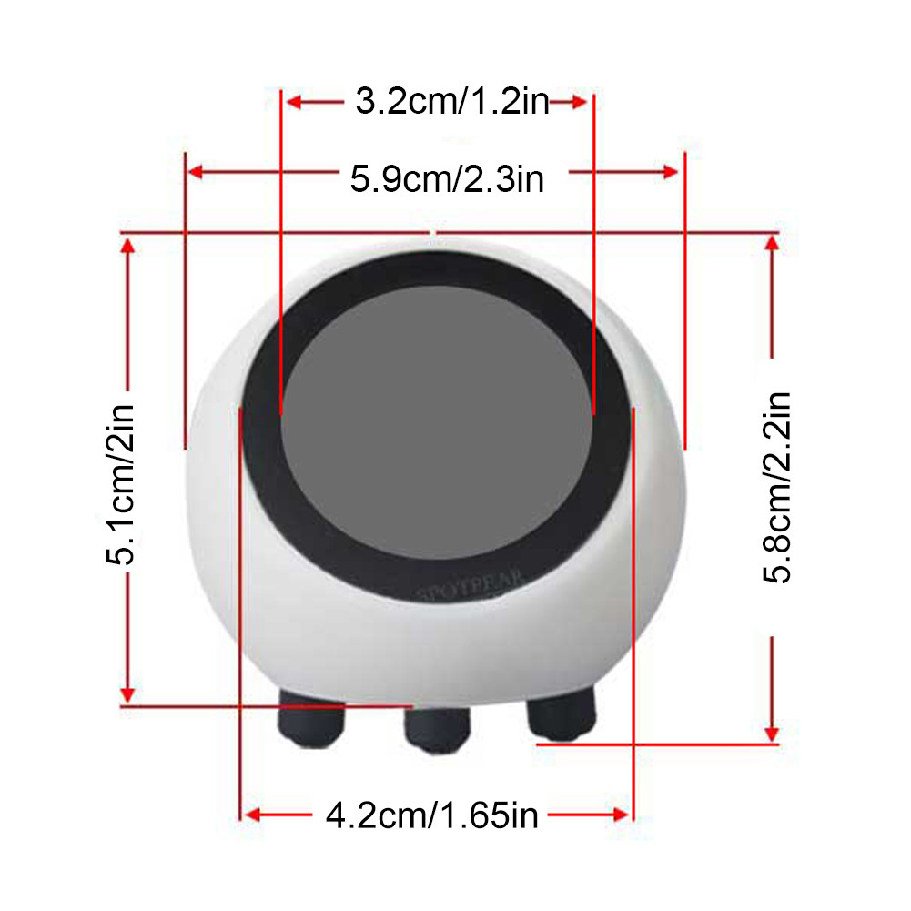 AI Voice Chat Robot 1.28In LCD Screen Mini Robot Tabletop Ornaments ...
