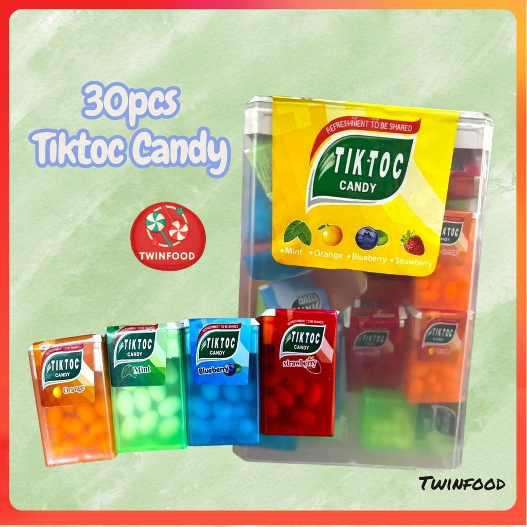 30pcs Leanseng Tiktoc Candy tablet gula fruits / mint flavour ...
