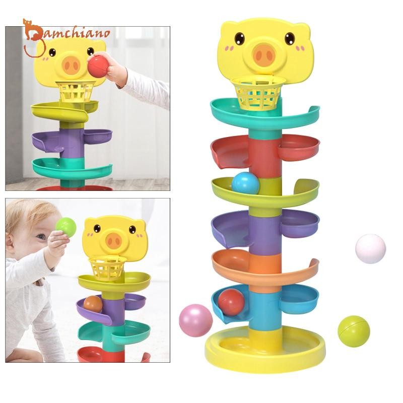 gamchiano Ball Early Development Motor Skills Ball Run Track Montessori ...