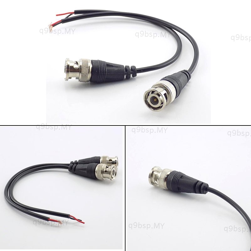 5Pcs BNC Male Connector to Double Female Adapter DC Power Pigtail Cable ...
