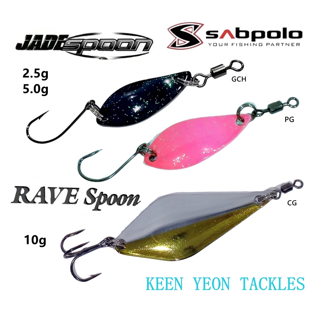 SABPOLO RAVE/JADE FISHING SPOON 10G/5G/2.5G | Shopee Malaysia
