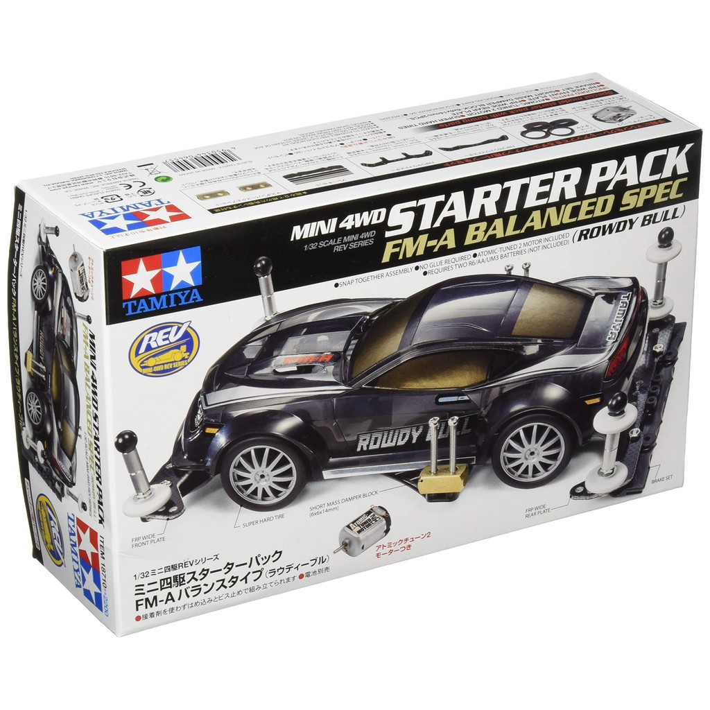 TAMIYA Mini 4WD REV Series No. 10 Starter Pack FM-A Balance Type ...