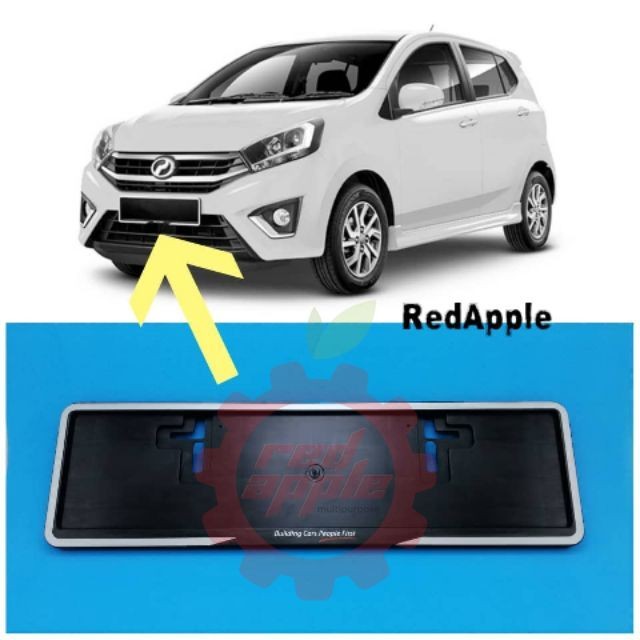 Perodua Axia 2014-2017 Number Plate Cover License Frame Plate / Number ...