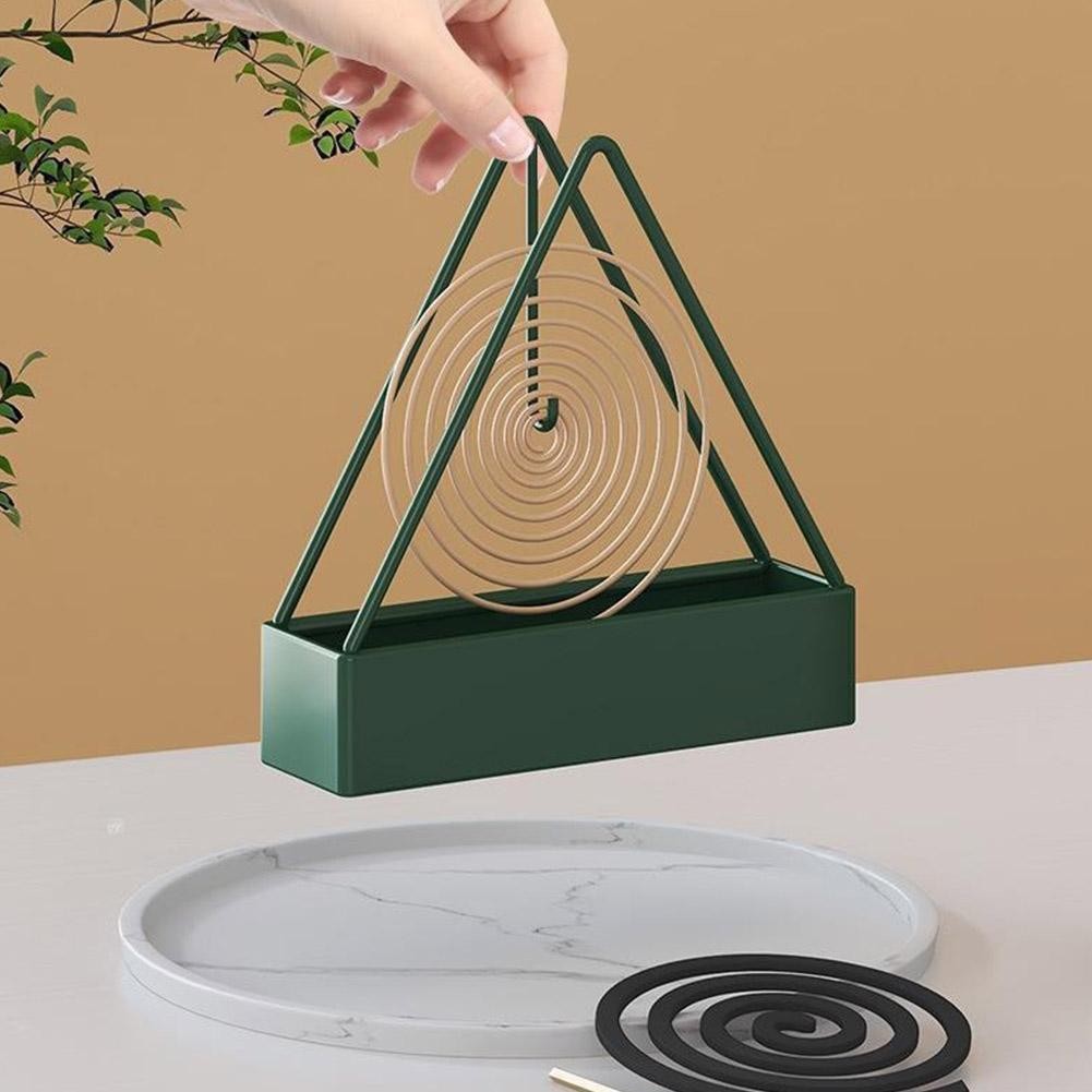 Triangle Mosquito Incense Rack Creative Iron Incense Plate Bracket Rack ...