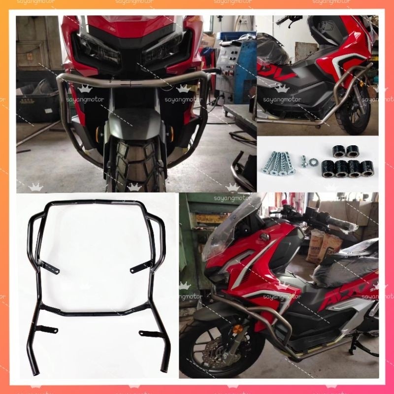 HONDA ADV160 ADV150 CRASH BAR /FULL SET HONDA ADV 150 CC BODY PROTECTO ...