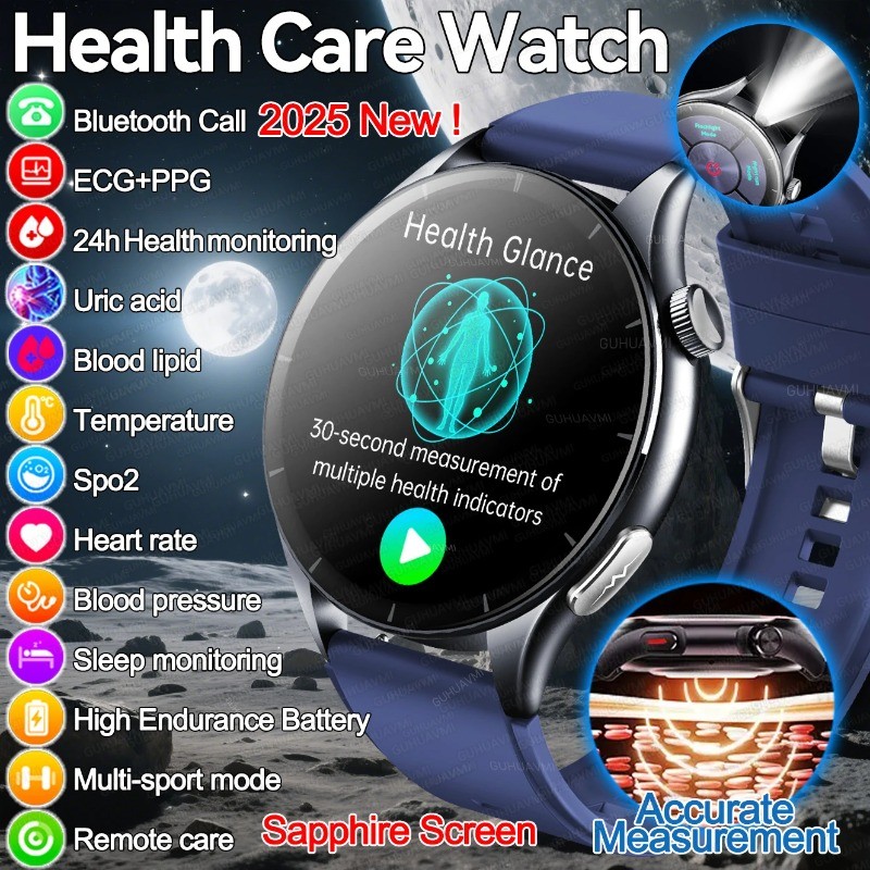 2025 New Health Monitor Uric Acid Blood Pressure Blood oxygen Body ...