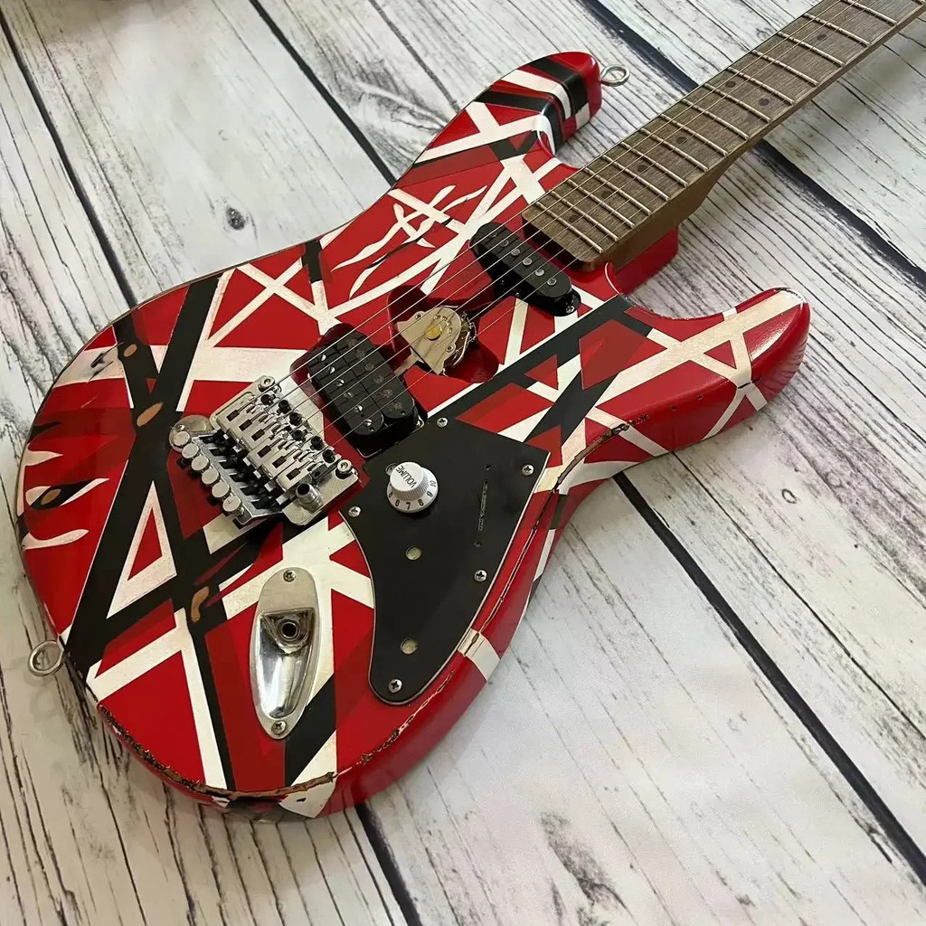 [NEW] Edward Eddie Van Halen Heavy Relic Red Franken Kualiti Baik Dan ...