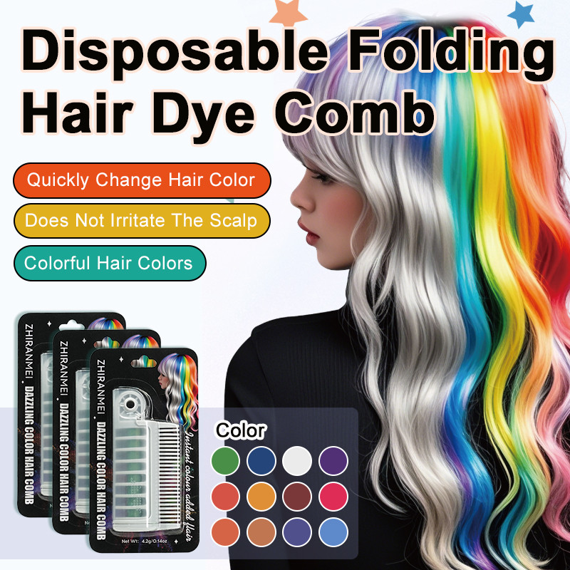 Disposable cool folding hair dyeing comb | Shopee Malaysia
