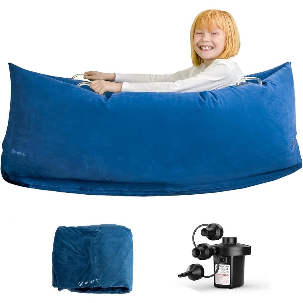 Autism Sensory Chair (48 inches) - Inflatable Sensory Peapod for ...