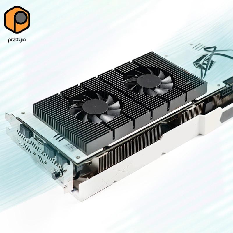 [prettyia] Graphic Card Backplane Cooler W/Dual PWM Fan Adjustable ...