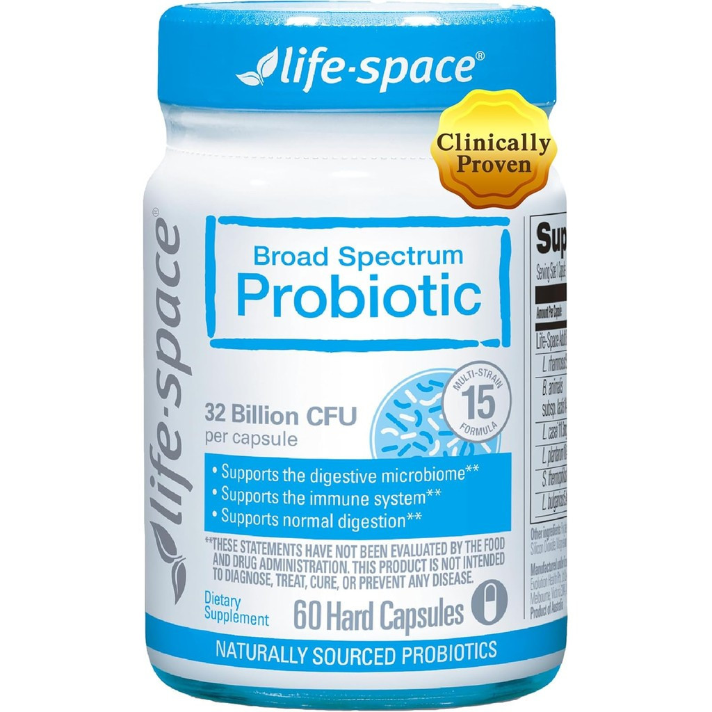 Life-Space 2 Month Serving Premium Broad Spectrum Probiotics, 32 ...