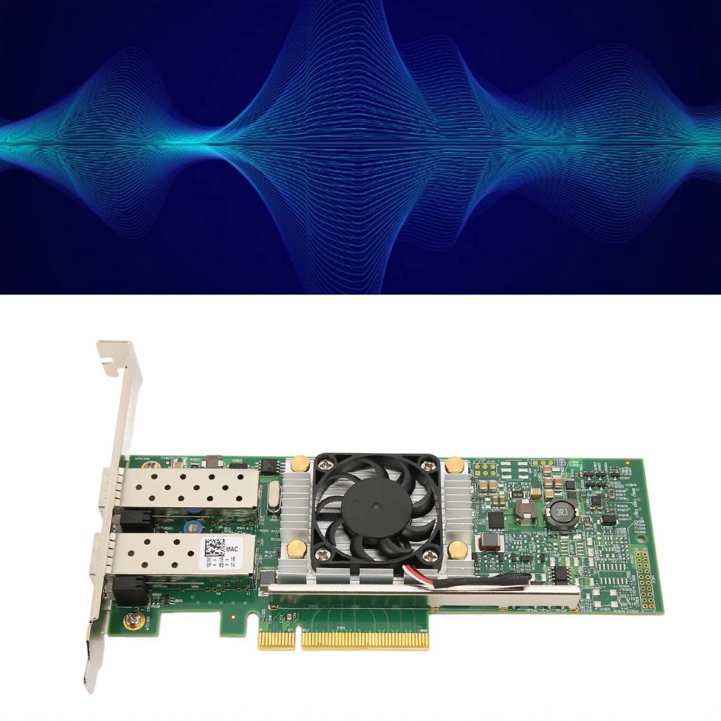 concon 10Gb PCI-E Network Card Dual SFP Port NIC PCIe Ethernet Adapter ...