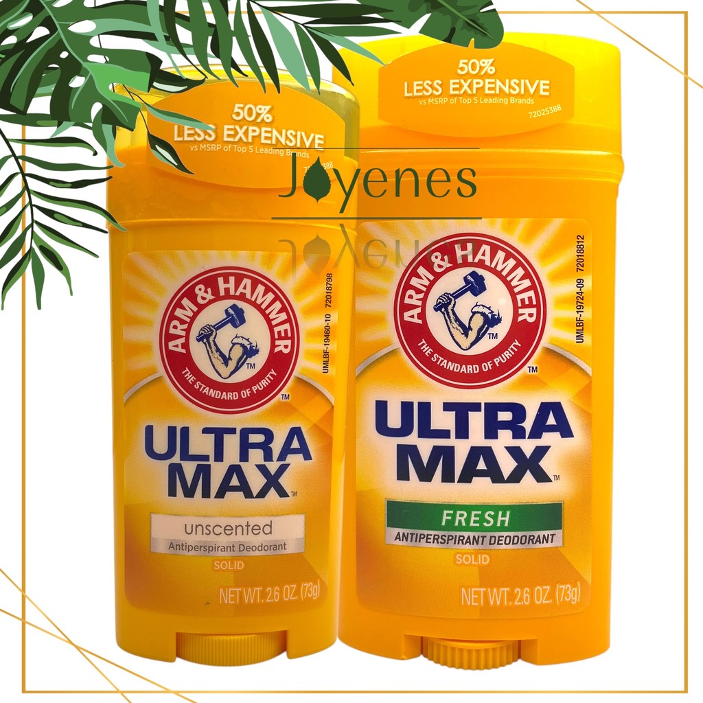 Ultra Max Deodorant Unscented , Fresh | Shopee Malaysia