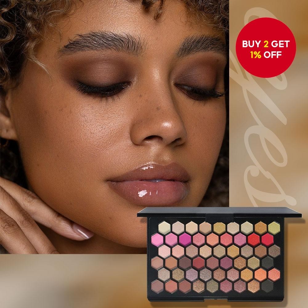 New POPFEEL 54 Color Eyeshadow Palette - Versatile earthy and rainbow ...