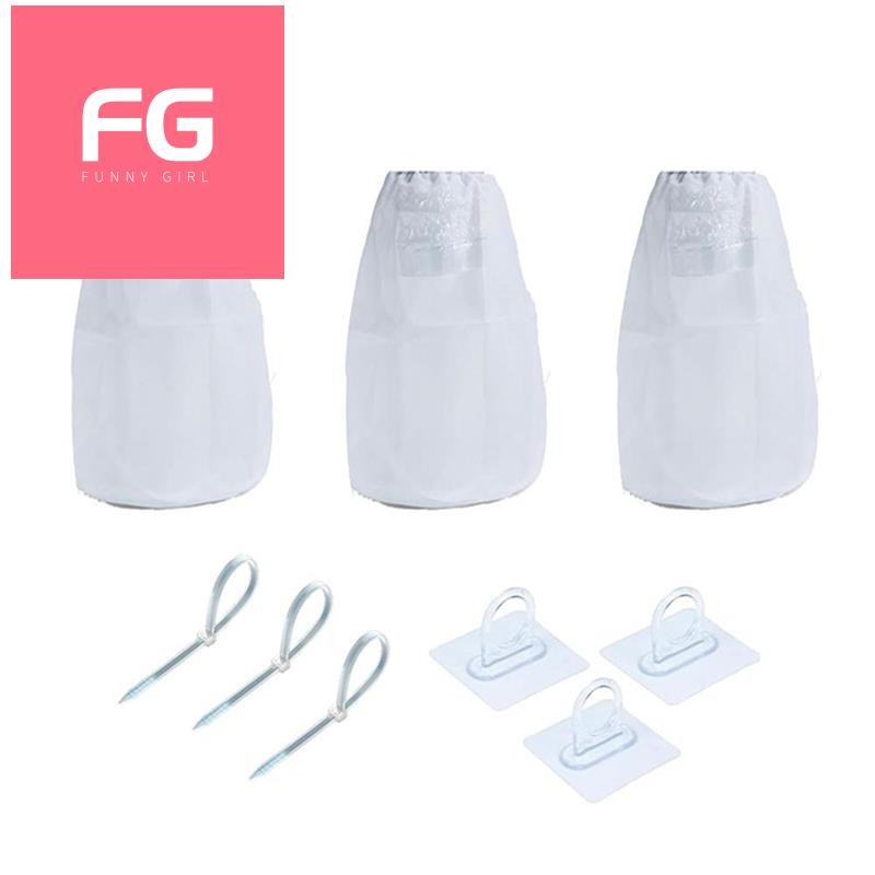 3Pack Dryer Vent Lint Bags, Lint Traps for Indoor Outdoor Dryer Vents ...