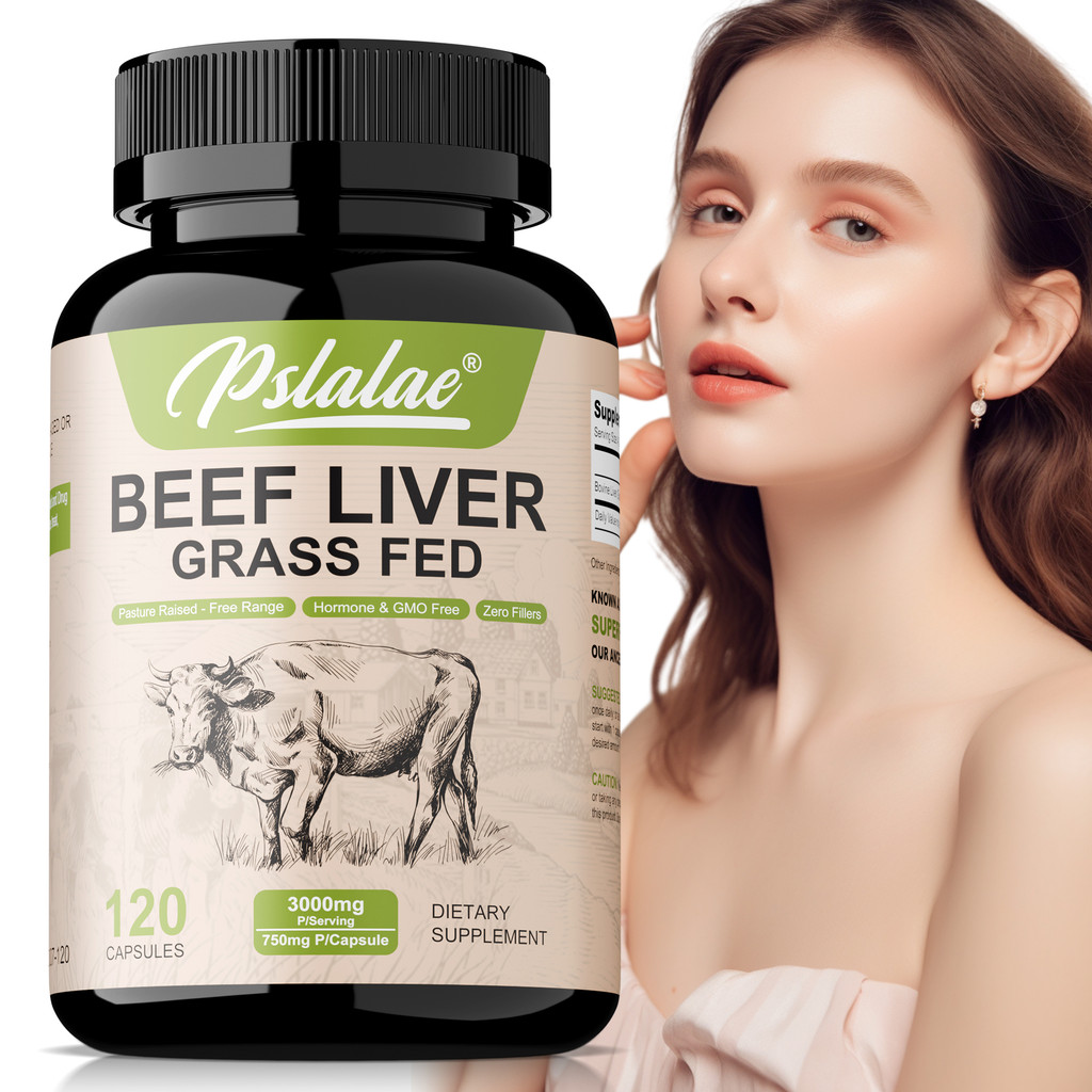 Grass-Fed Beef Liver Capsules, Dietary Supplement, 120 Capsules per ...
