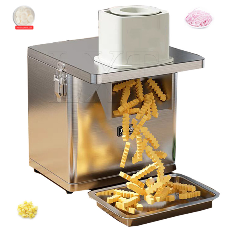Stainless Steel Wave Potato Chips Cutter Electric French Fry Machine ...