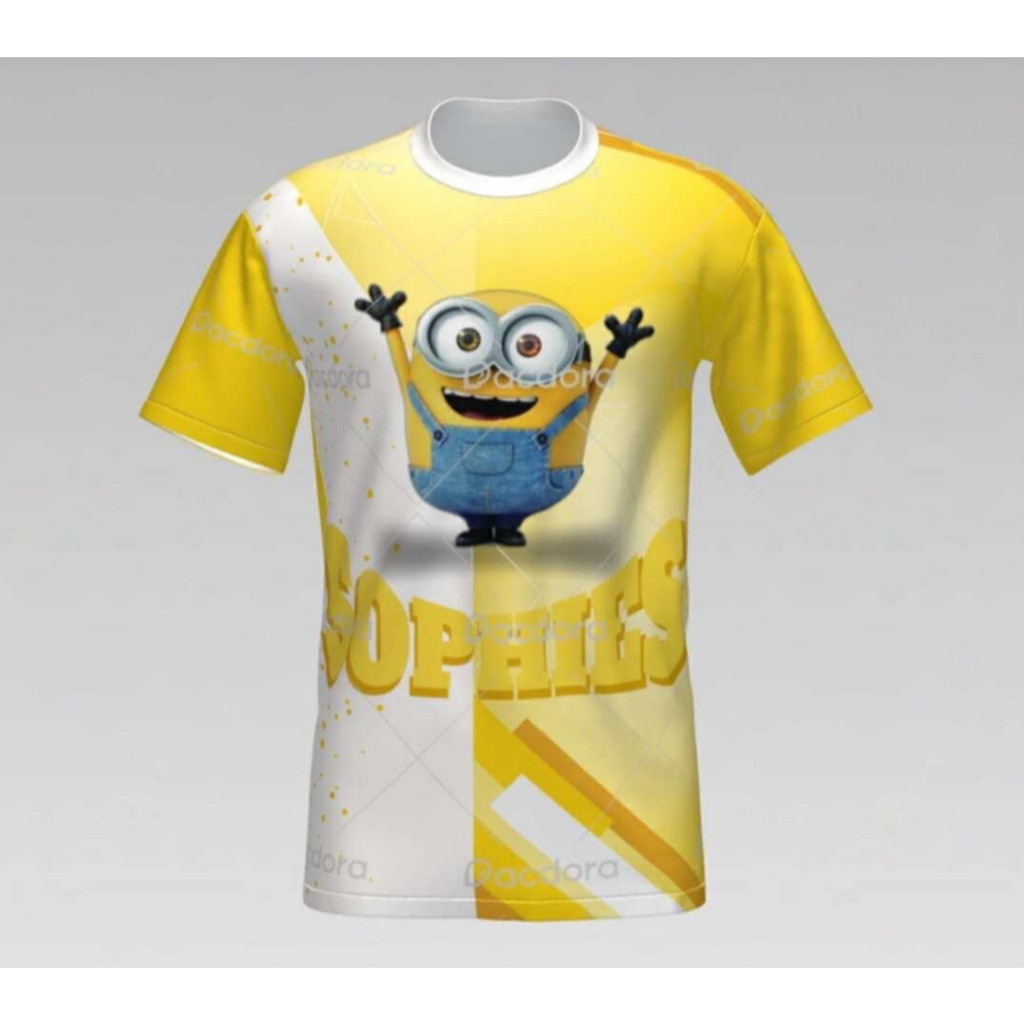 [2025 New] 3D Printed Minions Sports T-shirts for Men and Women ...