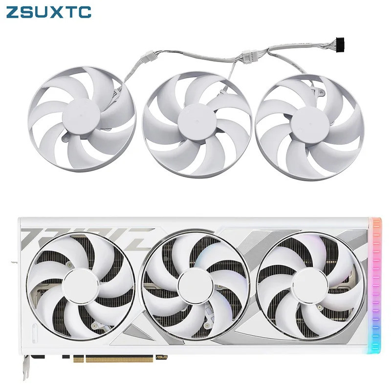 T129215BU CF1015U12D RTX4080 RTX4090 Graphics Card Fan for ASUS ROG ...