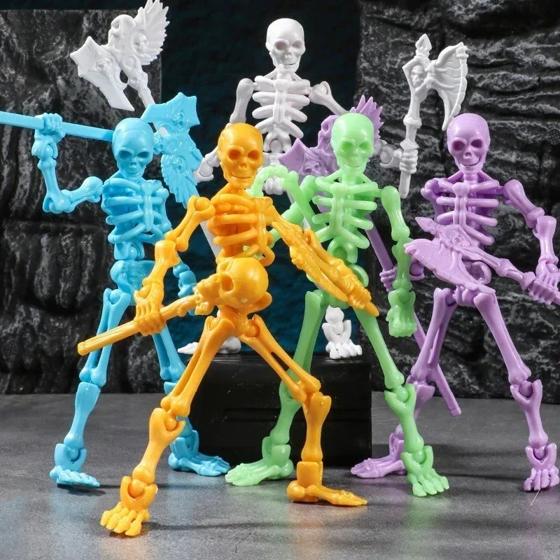 Skeleton Joint Man Dummy 13 Action Figure Skeleton Man Trick Model ...