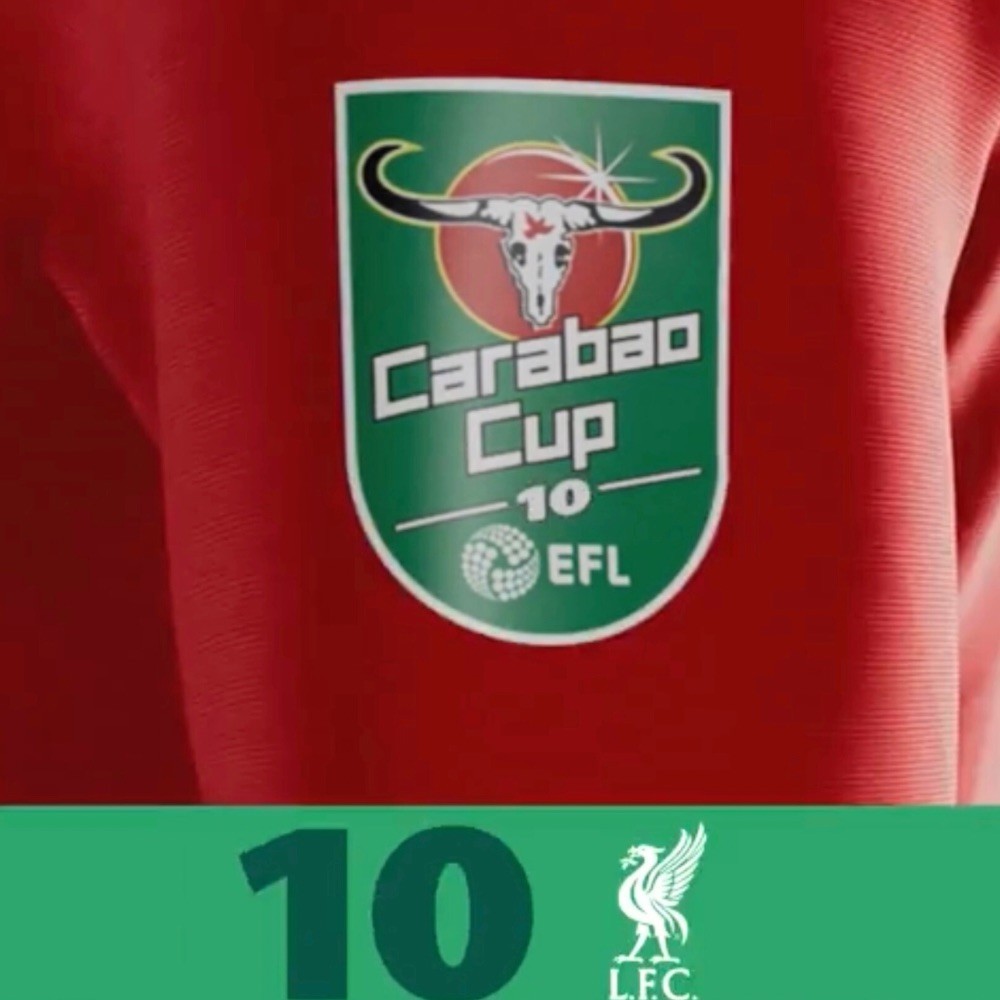 OFFICIAL EFL CARABAO CUP Winners 10 2025-26 Patch (For Liverpool FC ...