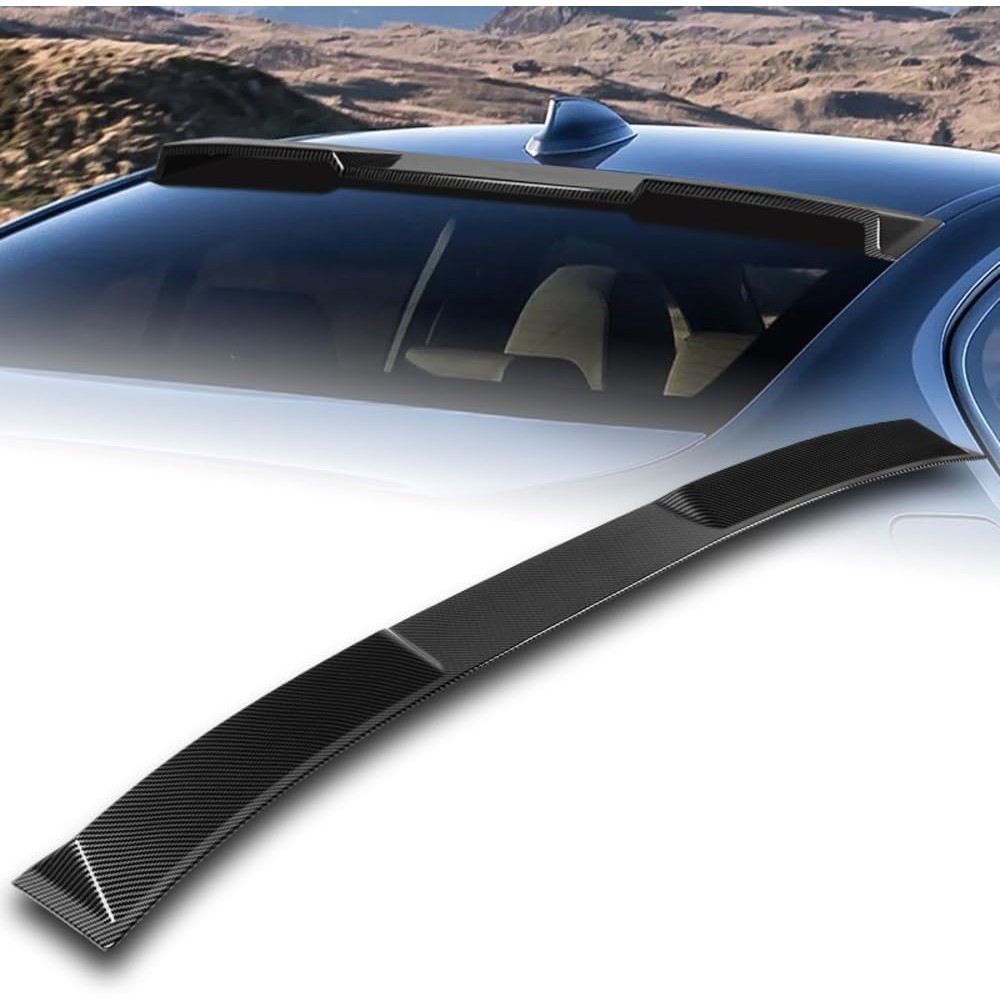 Q1-TECH, Rear Window Roof Spoiler Compatible with BMW 5-Series G30 F90 ...