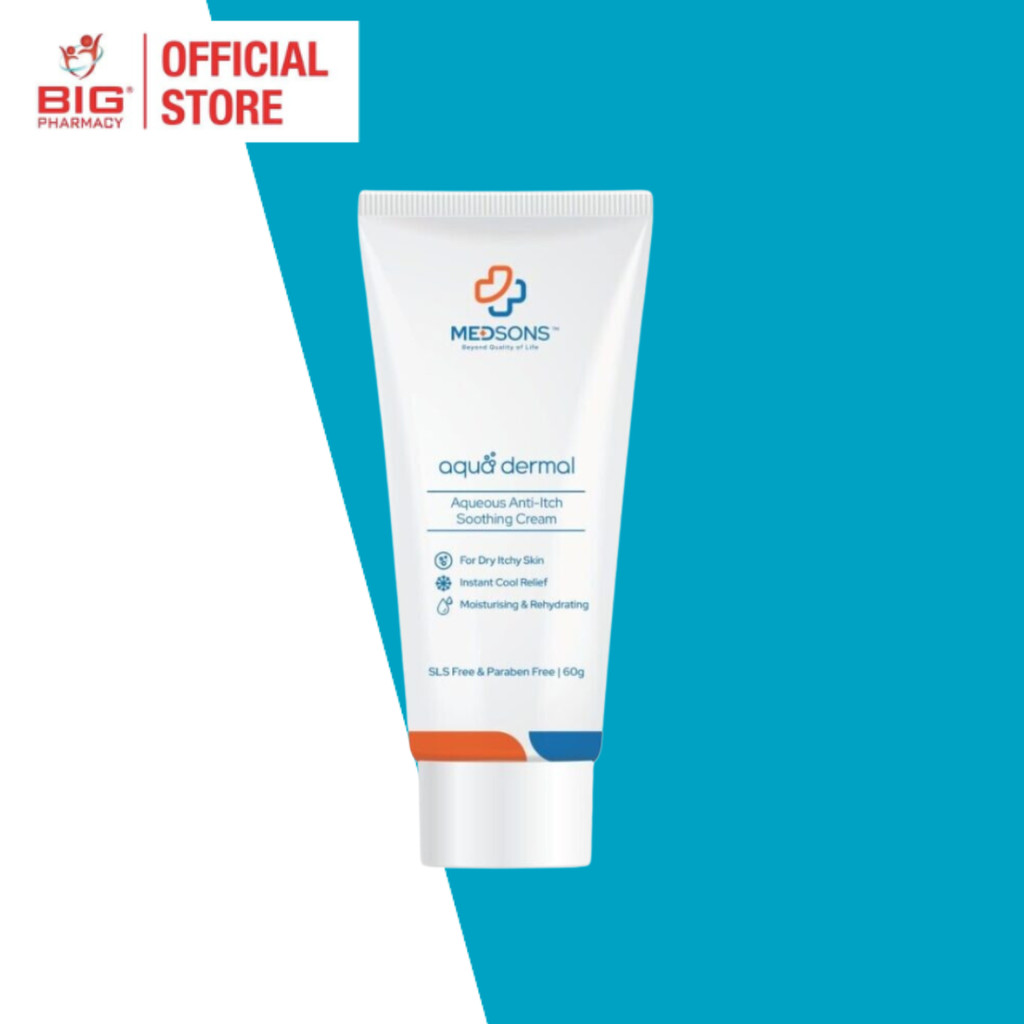 MEDSONS AQUEOUS ANTI-ITCH SOOTHING CREAM 60G | Shopee Malaysia