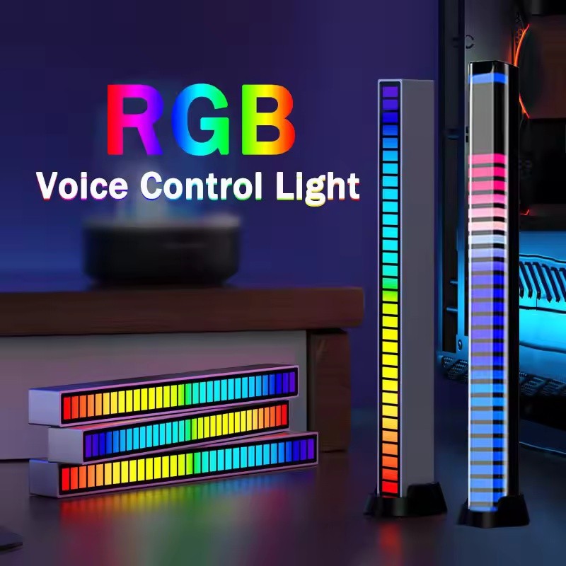 RGB Voice-Activated Music Rhythm Light for Car, Desktop and Party ...