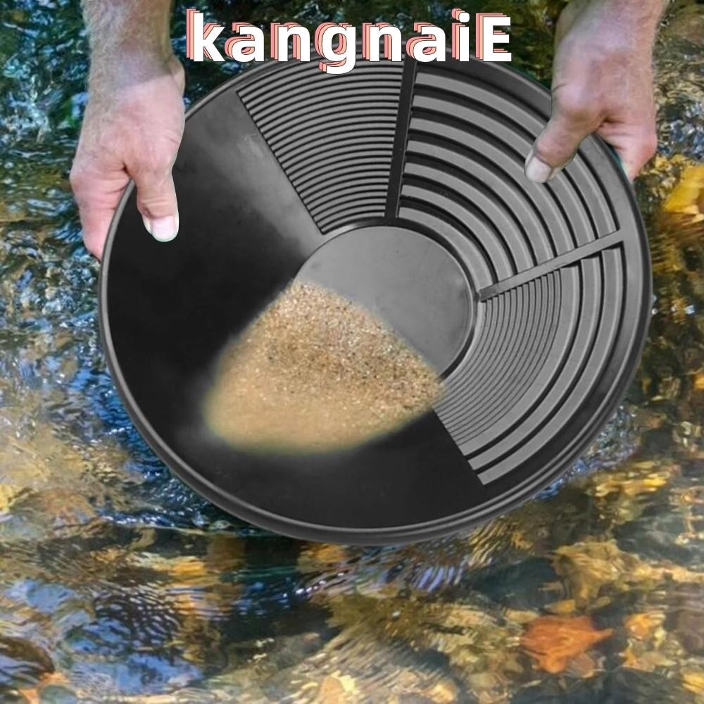 KANGNAI Gold Pan, Durable with Riffle Design Gold Panning Tools ...
