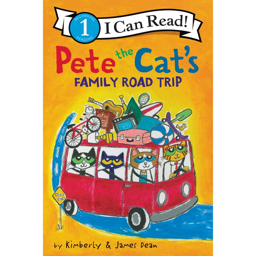Pete the Cat's Family Road Trip (Paperback)/James Dean the Cat; I Can ...