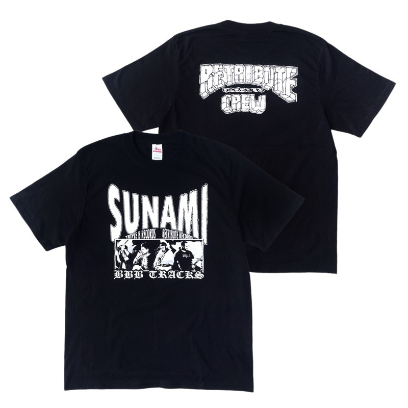SUNAMI band T-Shirt - BBB TRACKS / RETRIBUTE RECORDS | Shopee Malaysia