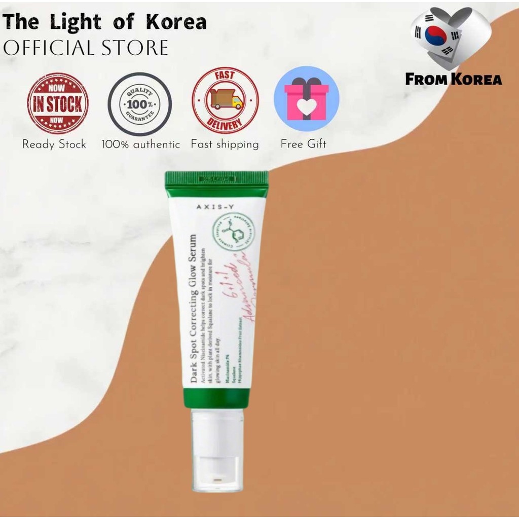 [AXIS-Y] Dark Spot Correcting Glow Serum 5% Niacinamide Whitening Serum ...