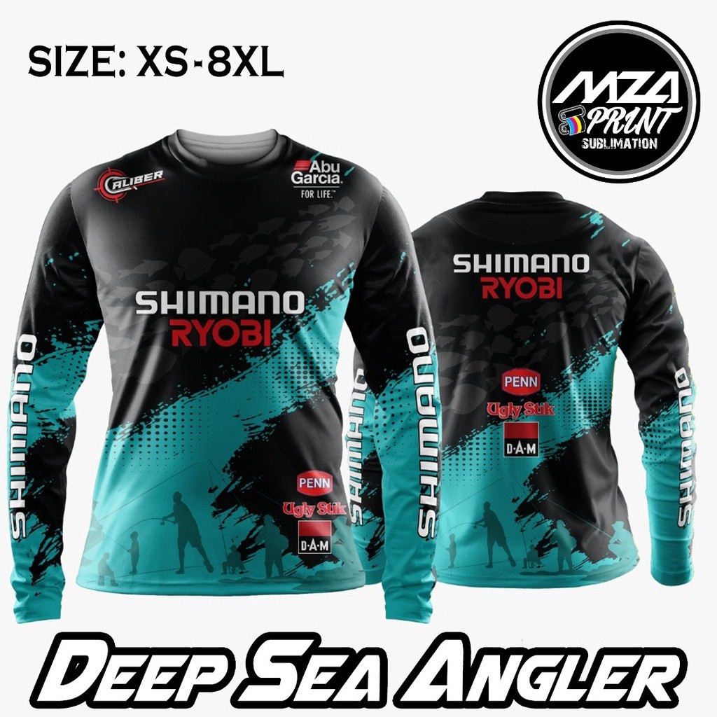 Baju Pancing DEEP SEA Edition Fishing Jersey Sublimation | Clothes Anti ...