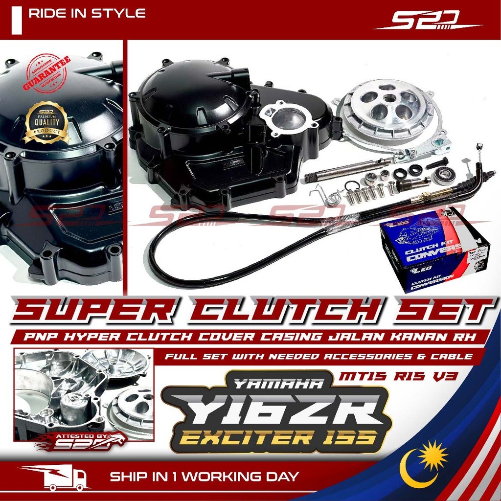 Super Clutch Set LEO Racing Y15 Y16 LC135 R15 V3 MT15 PNP Hyper Clutch ...